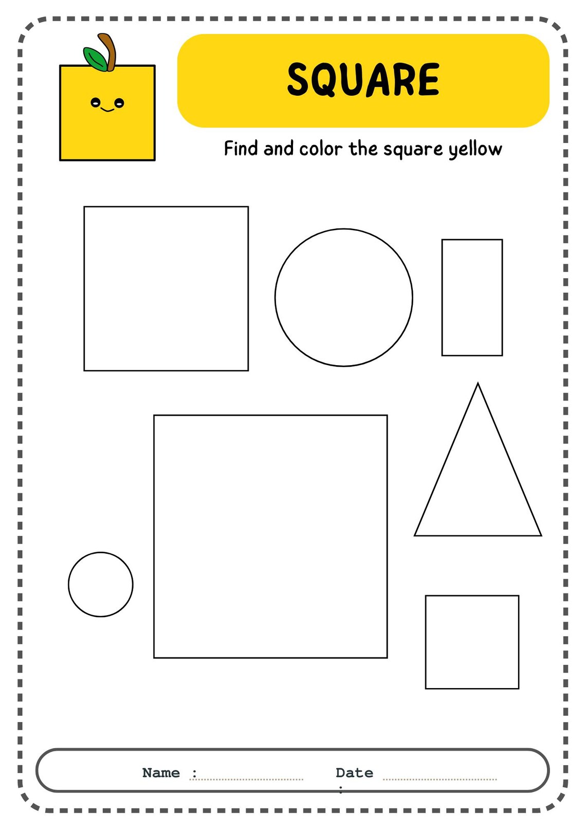 SHAPES: Coloring, Tracing & Drawing - Etsy
