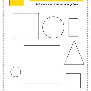 SHAPES: Coloring, Tracing & Drawing - Etsy