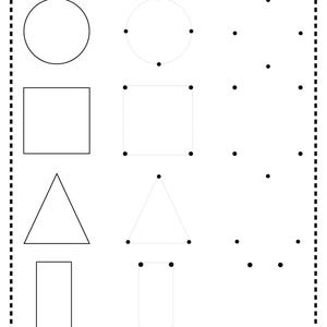 SHAPES: Coloring, Tracing & Drawing - Etsy