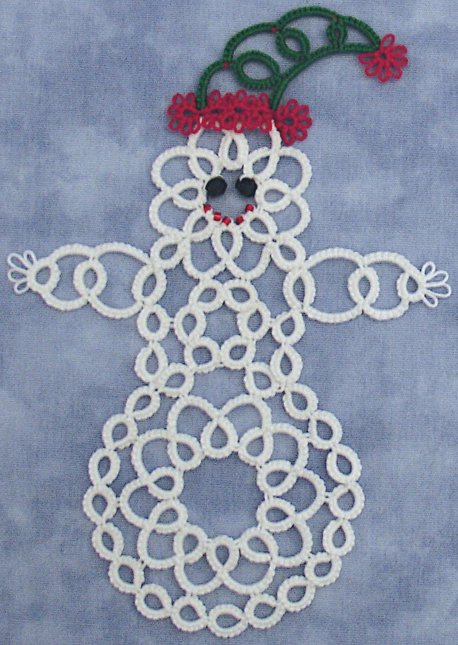 Tatting Pattern "tatted Snowmen" Instant Download - Etsy