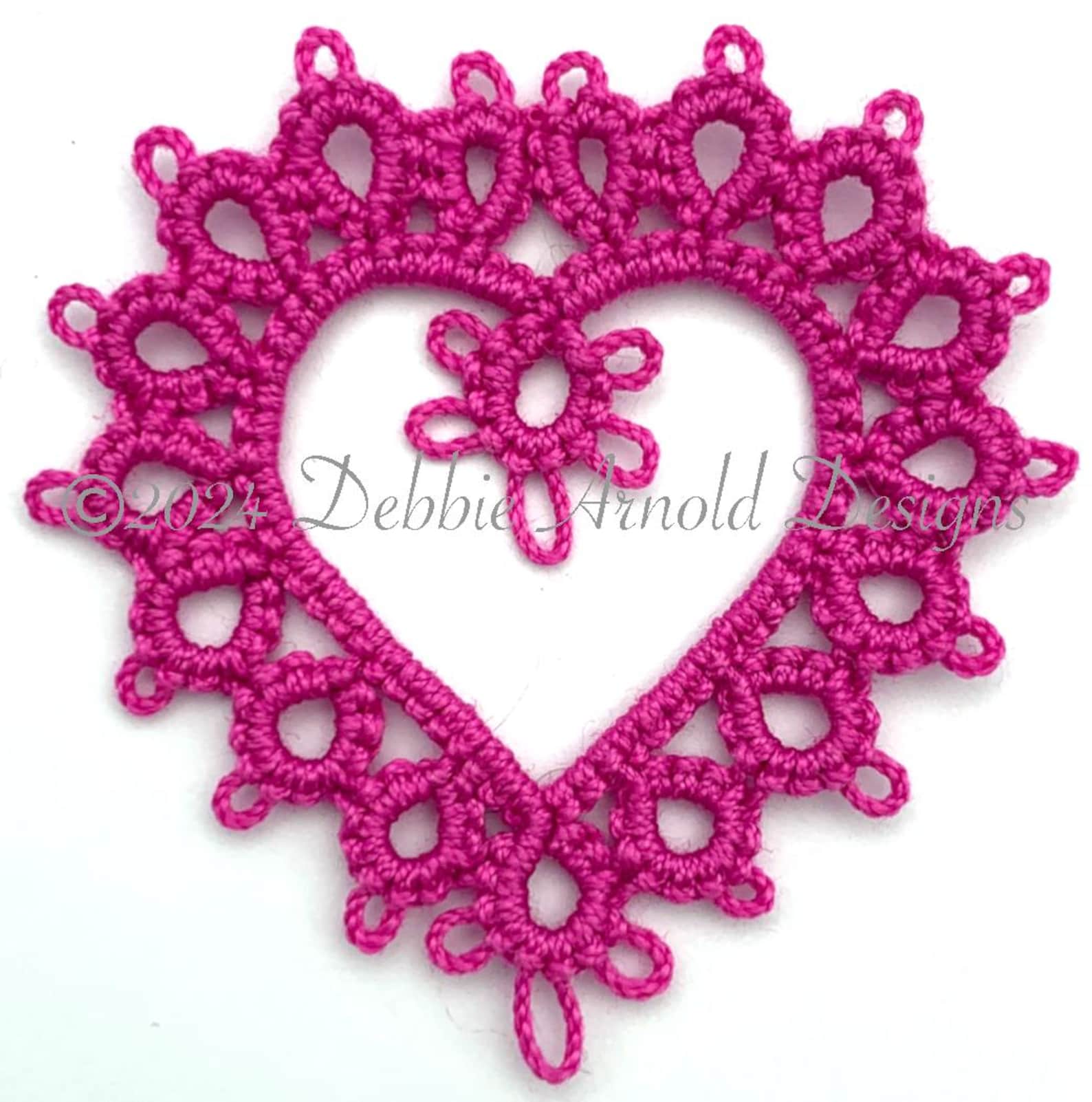Tatting Pattern Set "split Hearts" PDF Instant Download - Etsy