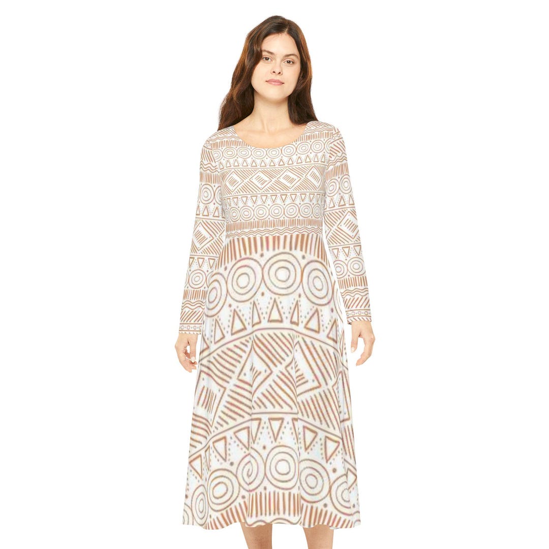 Flowy Dance Dress, Elegant Ballet Dress, Womens Long Sleeve Flowy Dress ...