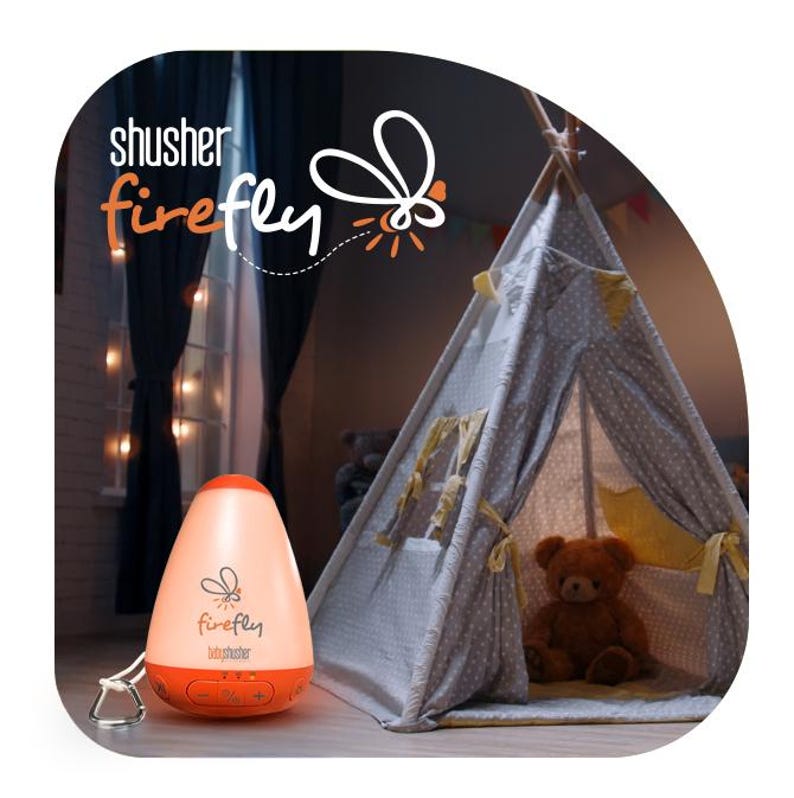 Baby Shusher Firefly: Rechargeable Sleep Soother With Sunset Nightlight ...