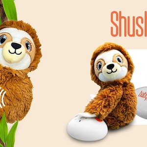 NEW - Shusher Sloth by Baby Shusher: Plush Soothing Sloth Companion - Etsy