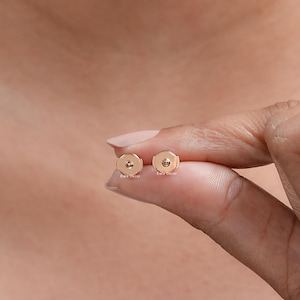 Secure Locking Earring Backs, 14K Guardian Backs, Safety Earring Back ...