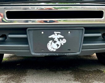 Usmc License Plate - Etsy