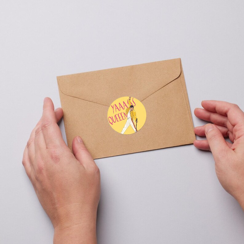 Yaasss Queen, Freddie Mercury, Pop Culture, Sticker, Card, Cake Topper ...