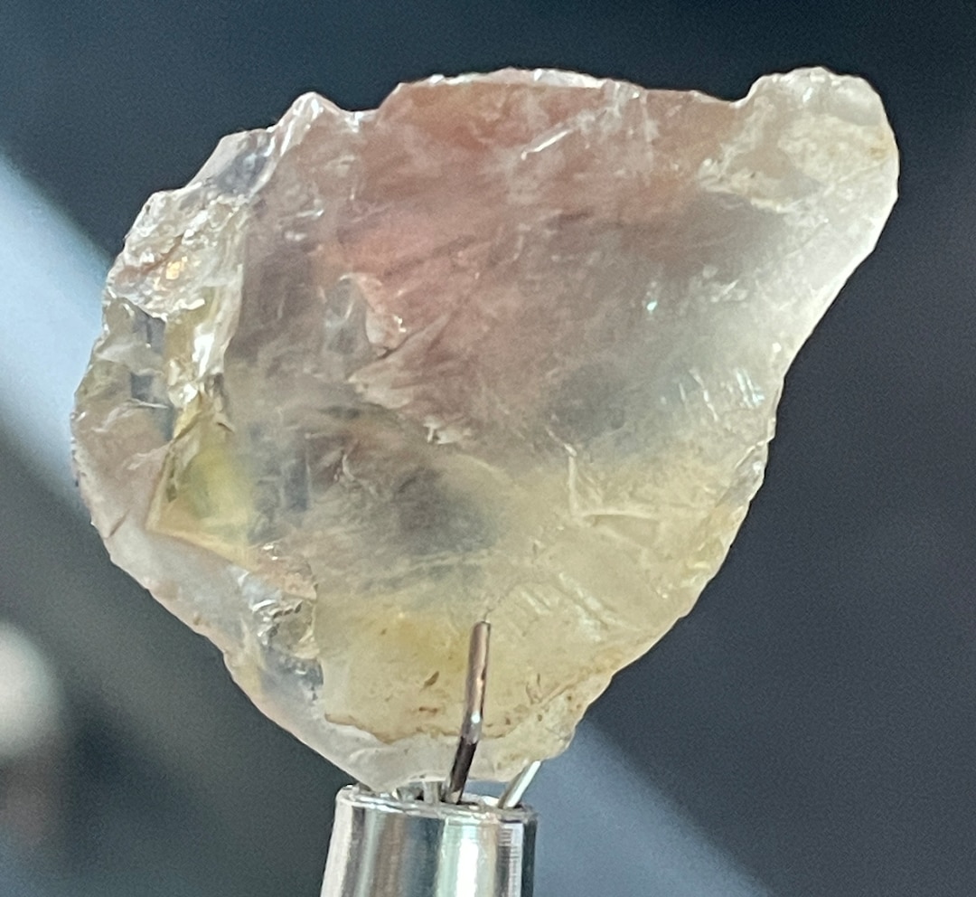 Oregon Sunstone Watermelon, Dichroic Red & Green Rough Gemstone, 12.25 ...