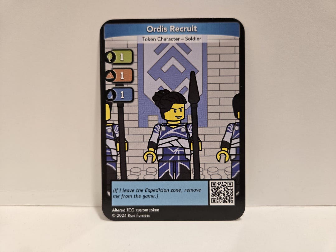 Ordis Recruit Custom Art Token for Altered TCG (english) - FAN CONTENT ...