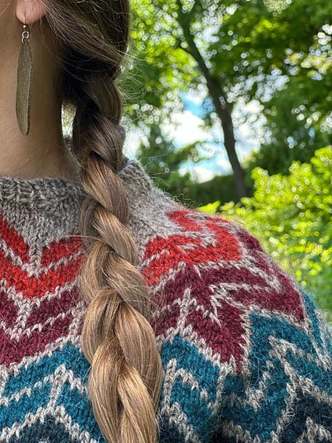 Modern Love Knitting Pattern Intermediate Sport Yarn Pullover PDF - Etsy