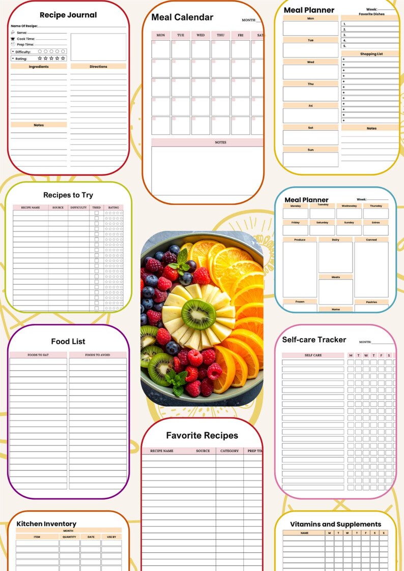 Start Meal Planner That Saves Time & Money |budget Tracker, Recipe ...
