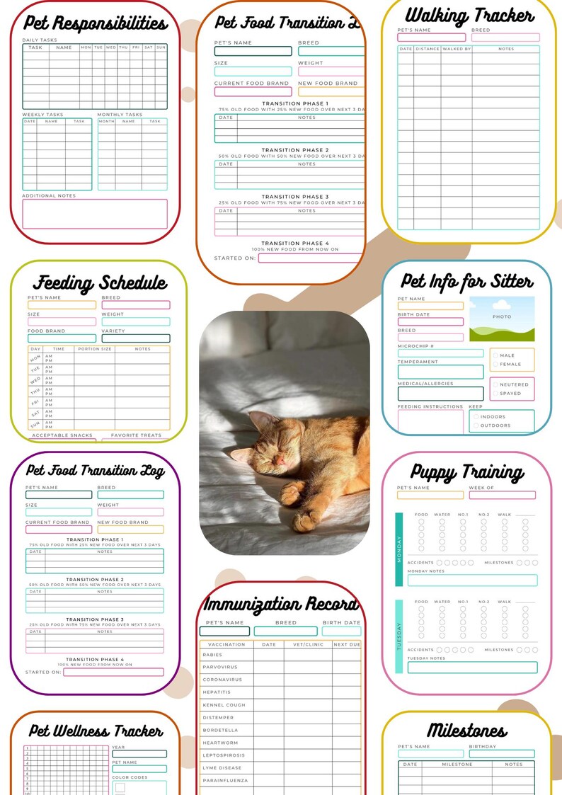 Ultimate Pet Planner 2026 | Daily & Weekly Pet Planner, Vet Records ...