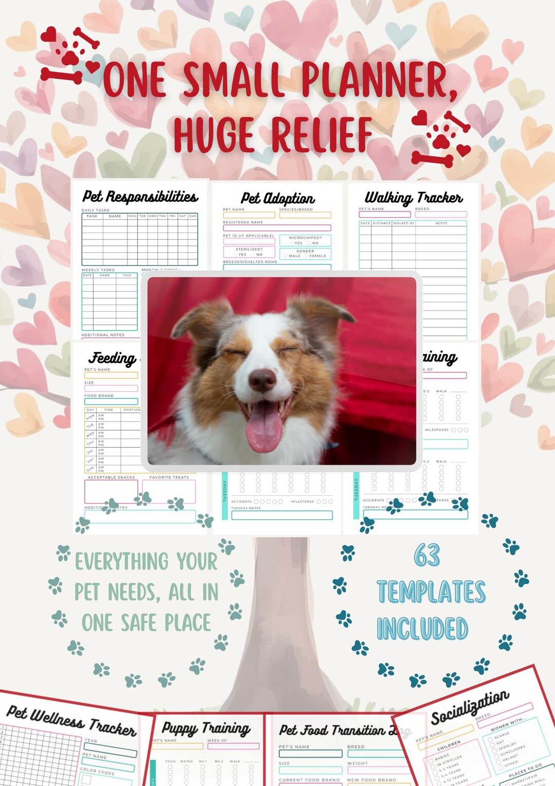 Ultimate Pet Planner 2026 | Daily & Weekly Pet Planner, Vet Records ...