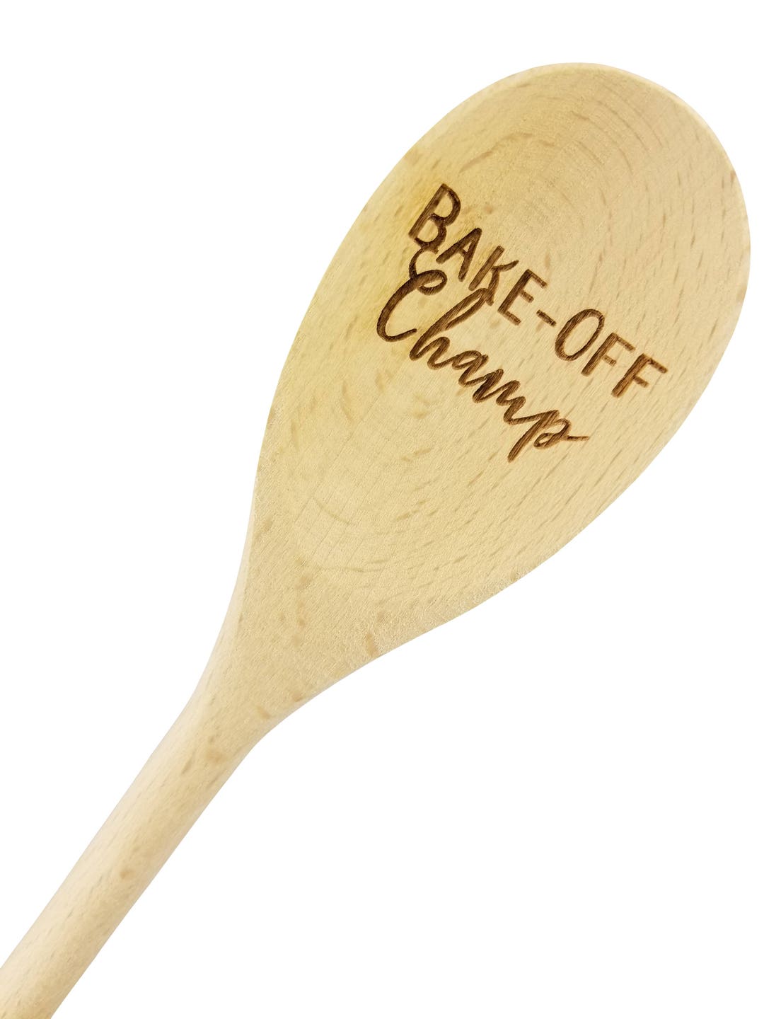 Engraved Bake off Champ Wood Spoon Prize Trophy - 14 Inch- Baking,bake ...