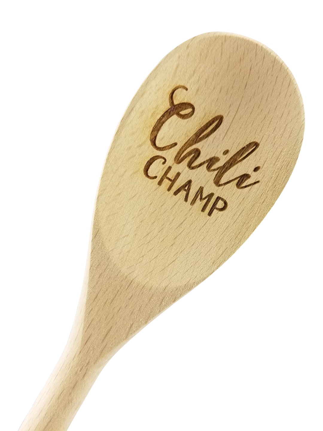Engraved Chili Champ Wood Spoon Chili Cook off Prize Trophy - 14 Inch ...