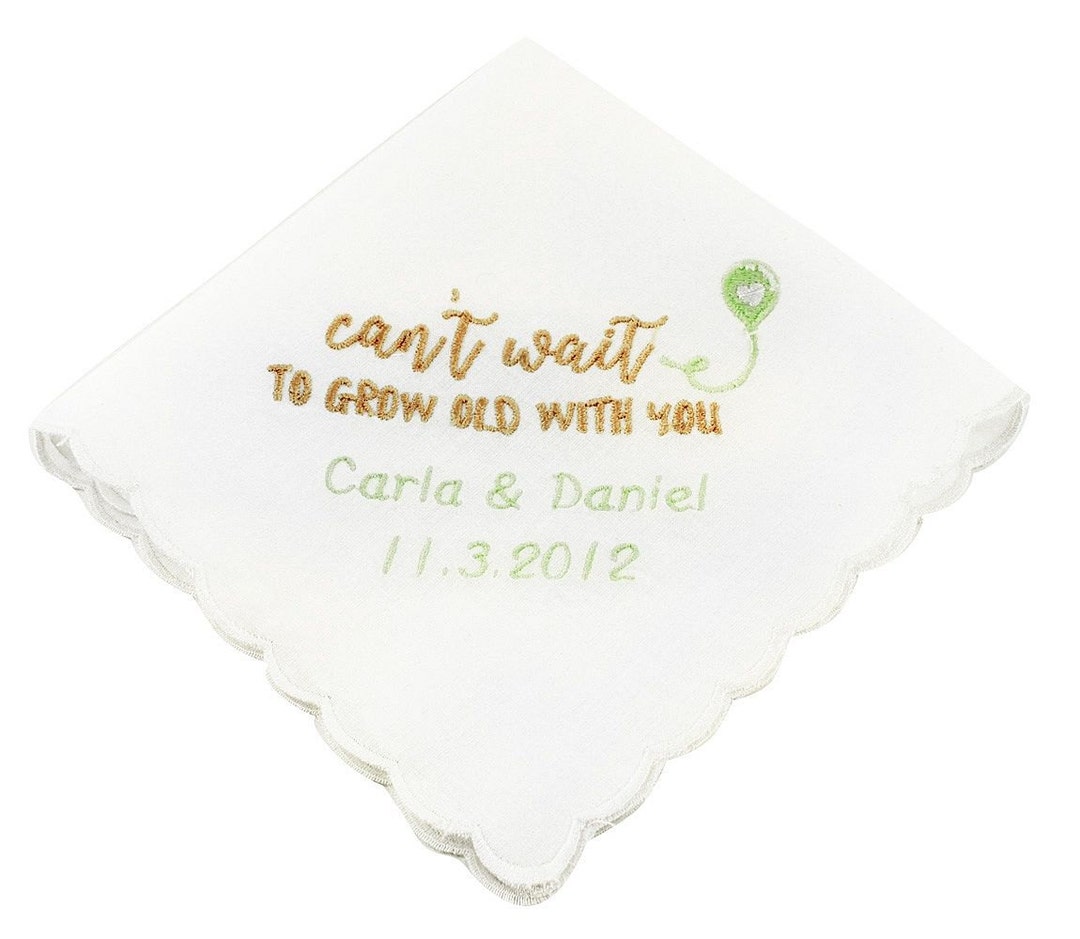Personalized Can't Wait to Grow Old With You Wedding - Etsy