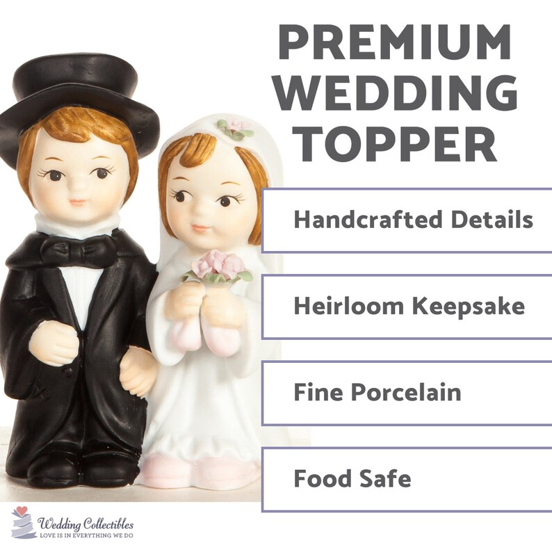 Cute Child Hobbit Wedding Cake Topper Custom Painted Hair - Etsy