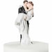 Groom Holding Bride Traditional Wedding Cake Topper Figurine - Custom ...