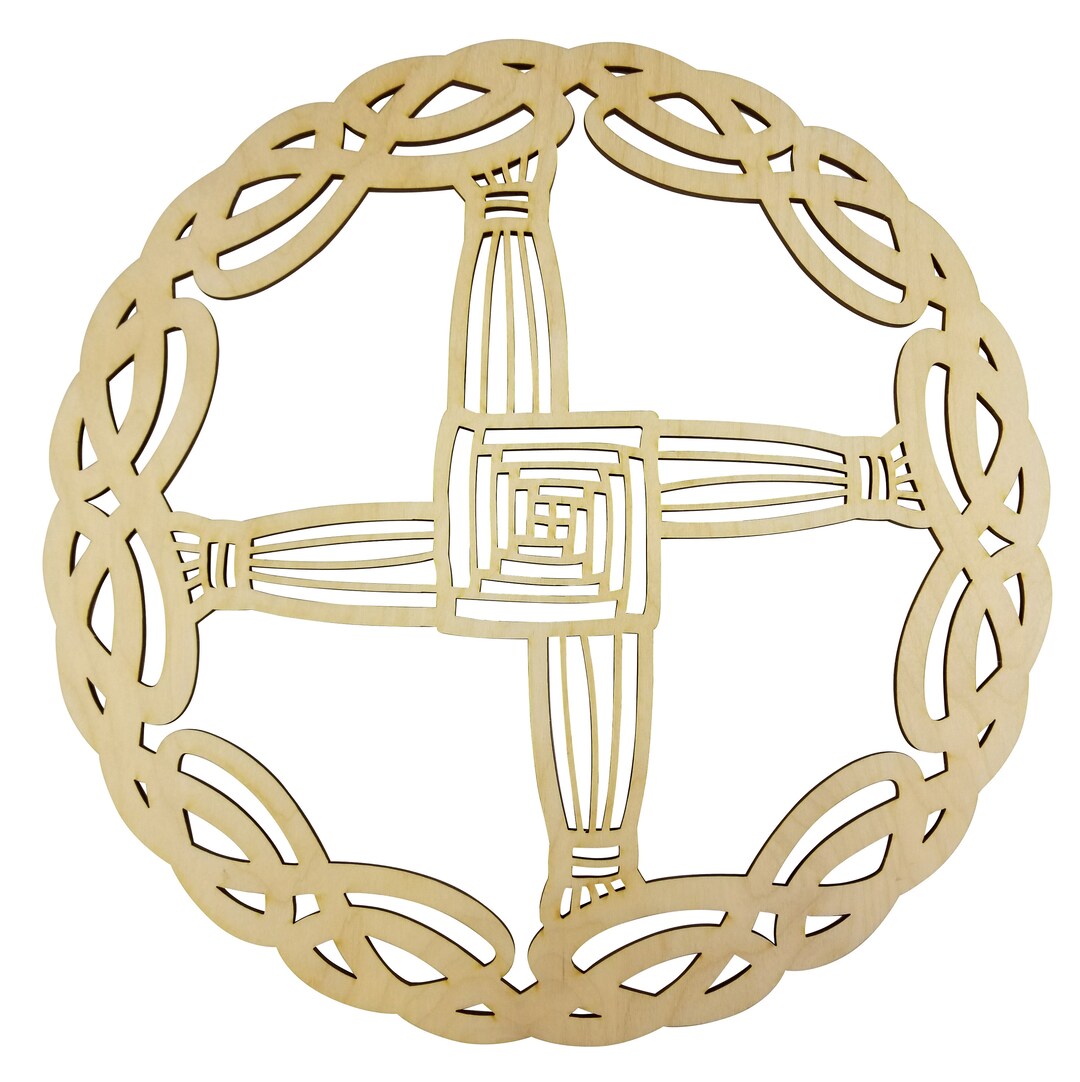 12” Celtic St Brigid’s Cross Celtic Knot Wall Art | 12” Diameter - 1/8 ...