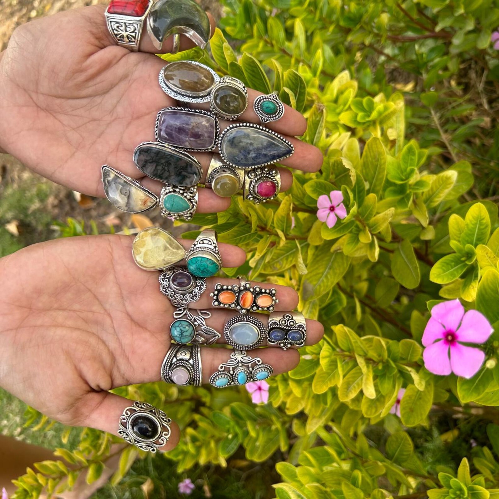 Gemstone Rings, Crystal Rings, Natural Gemstone,vintage Ring,antique ...