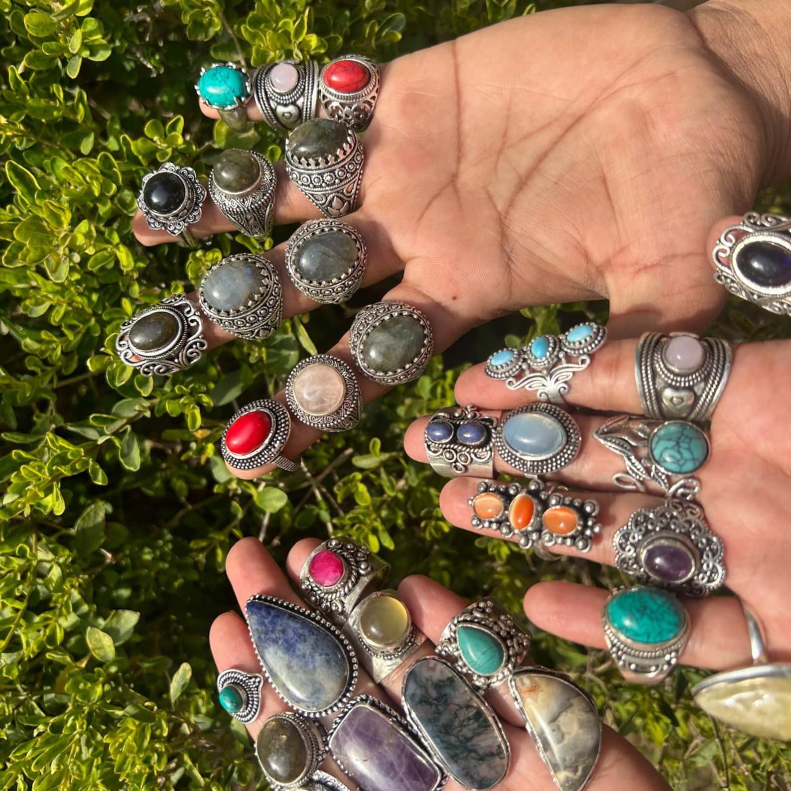 Gemstone Rings, Crystal Rings, Natural Gemstone,vintage Ring,antique ...