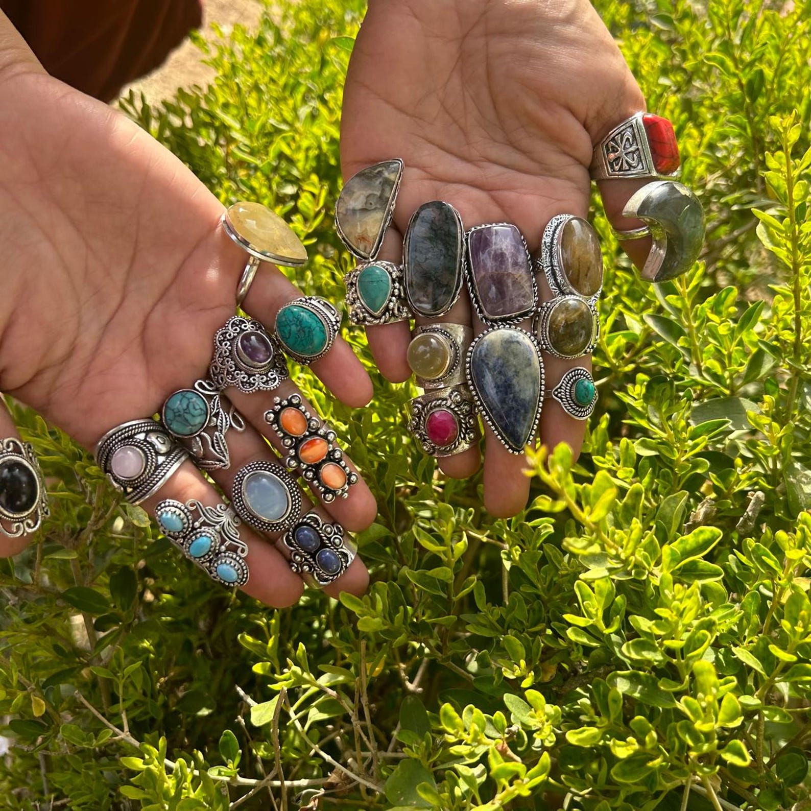 Gemstone Rings, Crystal Rings, Natural Gemstone,vintage Ring,antique ...