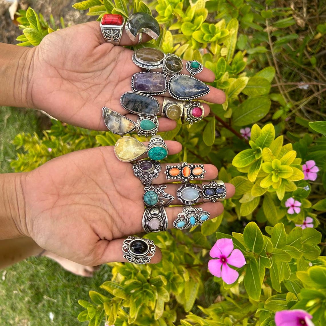 Gemstone Rings, Crystal Rings, Natural Gemstone,vintage Ring,antique ...