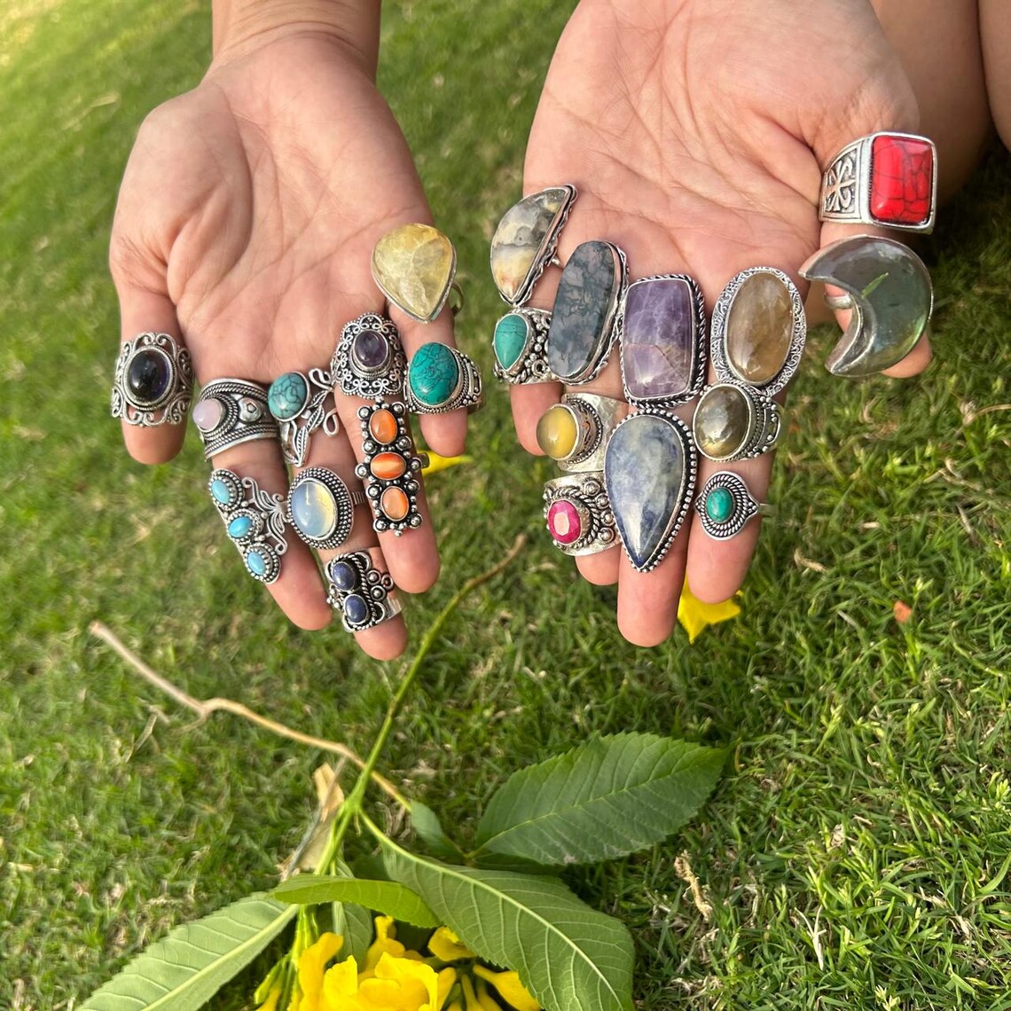 Gemstone Rings, Crystal Rings, Natural Gemstone,vintage Ring,antique ...