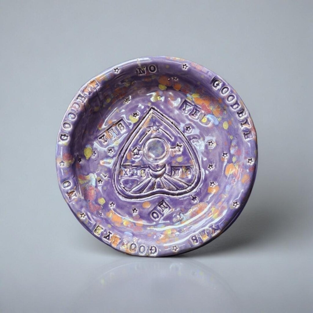 Spirit-board Planchette Ceramic Plate – Gateway for Quiet Offerings ...