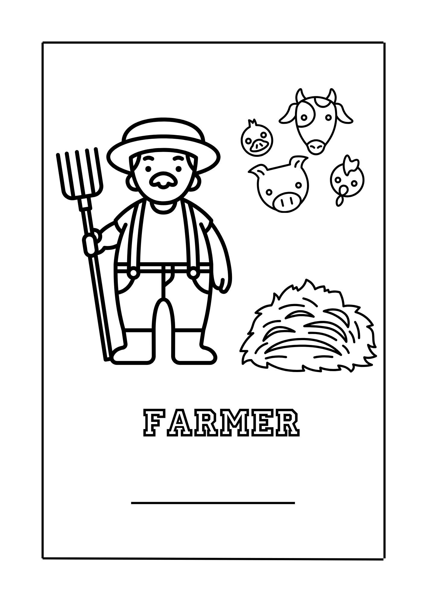 Farm Coloring Pages for Kids - Etsy