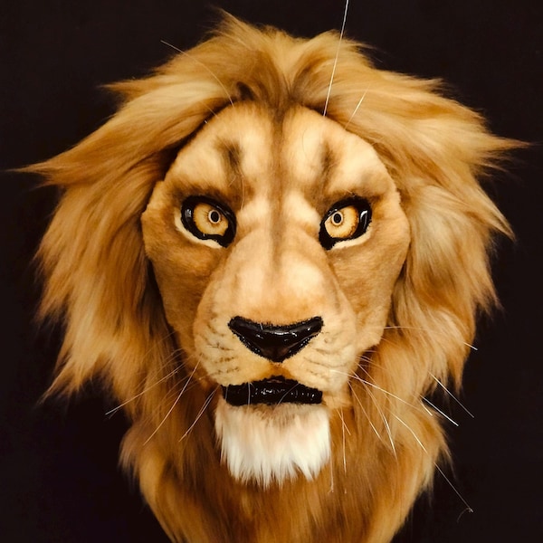 Lion Mask - Etsy