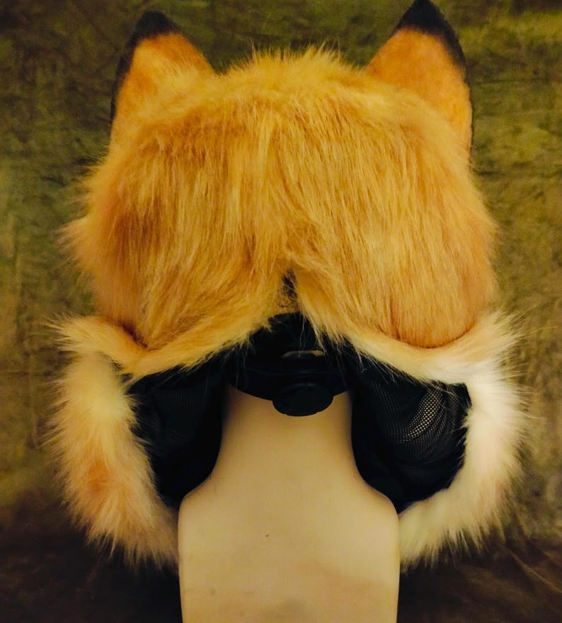 Fox Mask. Realistic Fox Mask. Fursuit Fox Mask - Etsy