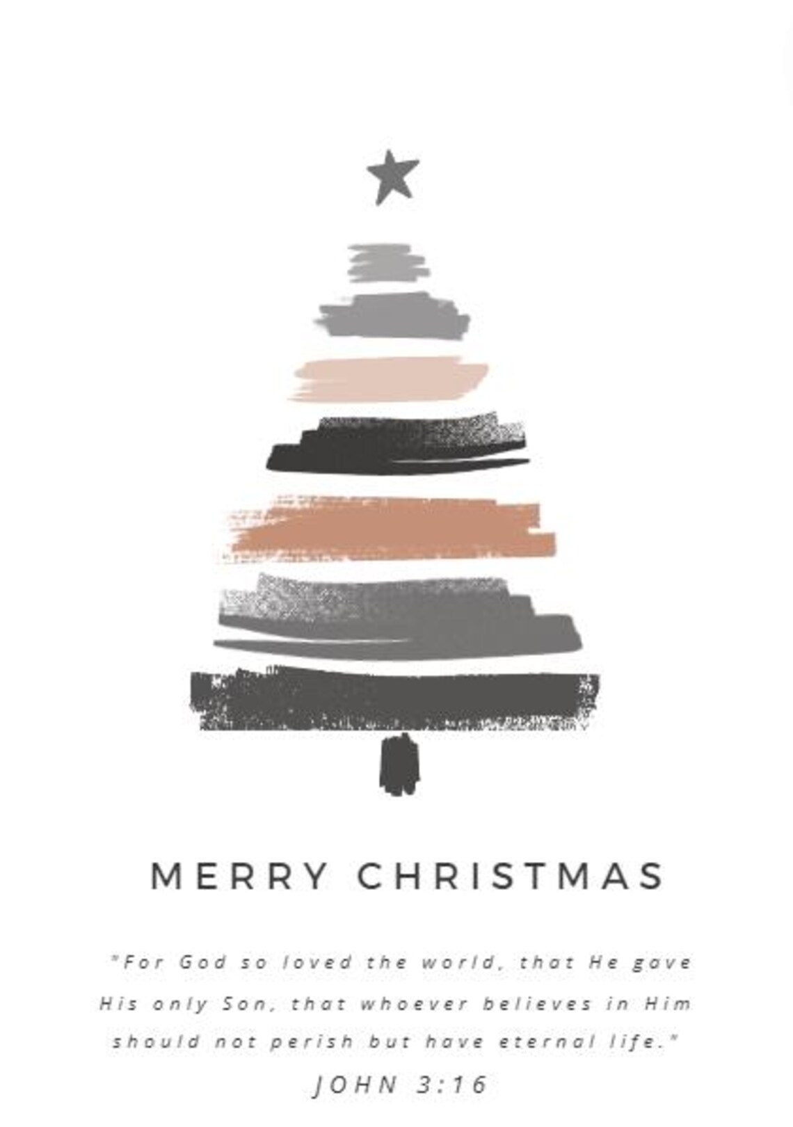 Christmas Card With Bible Verse - Etsy