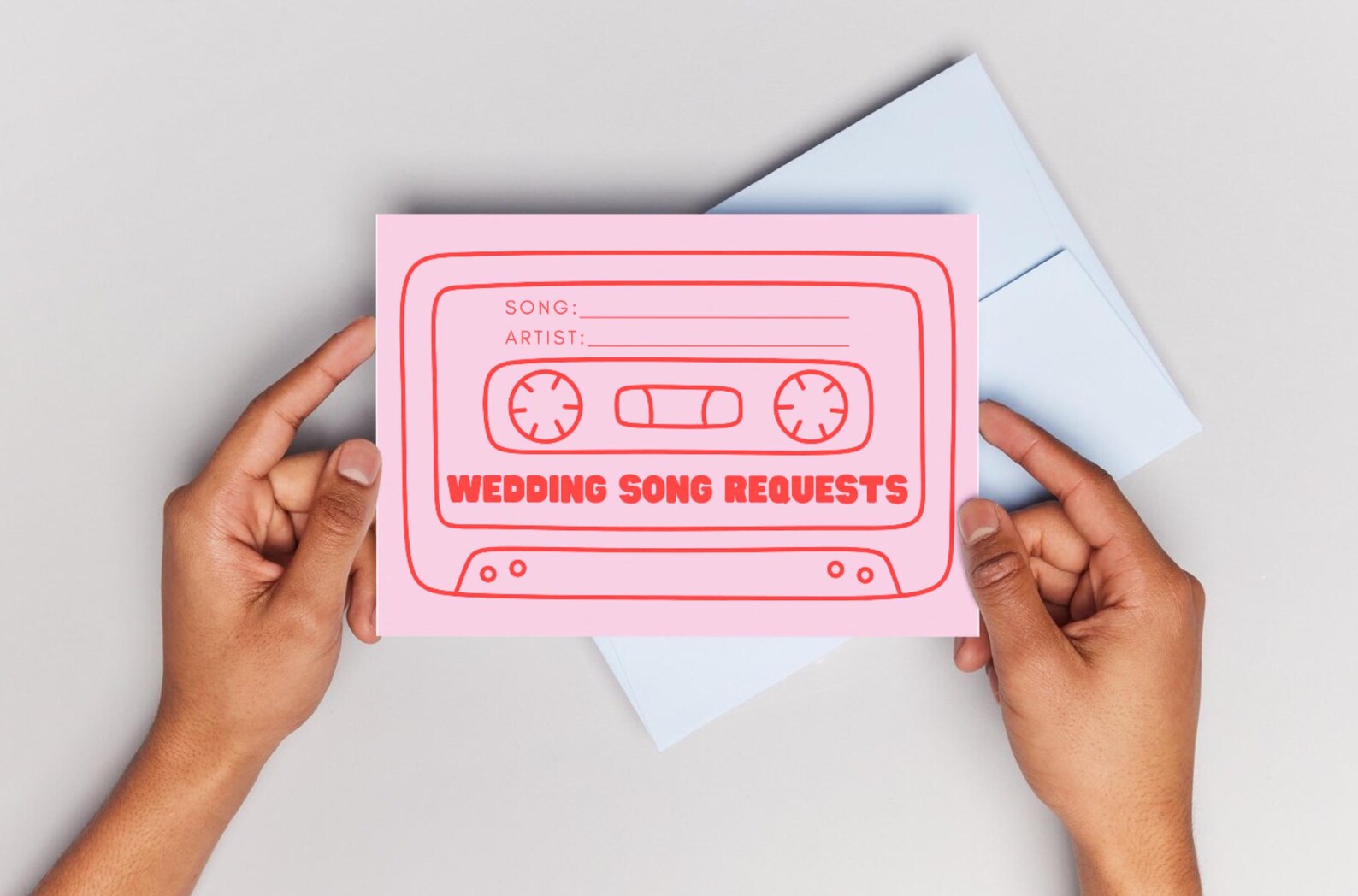 Instant Download Wedding Song Request Cards – Printable Reception Music ...