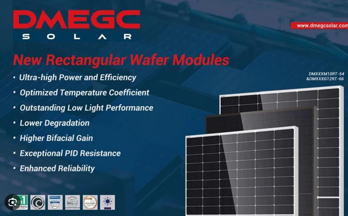 DMEGC 450W Bifacial Solar Panel for Garden/home/boat/caravan - Etsy UK
