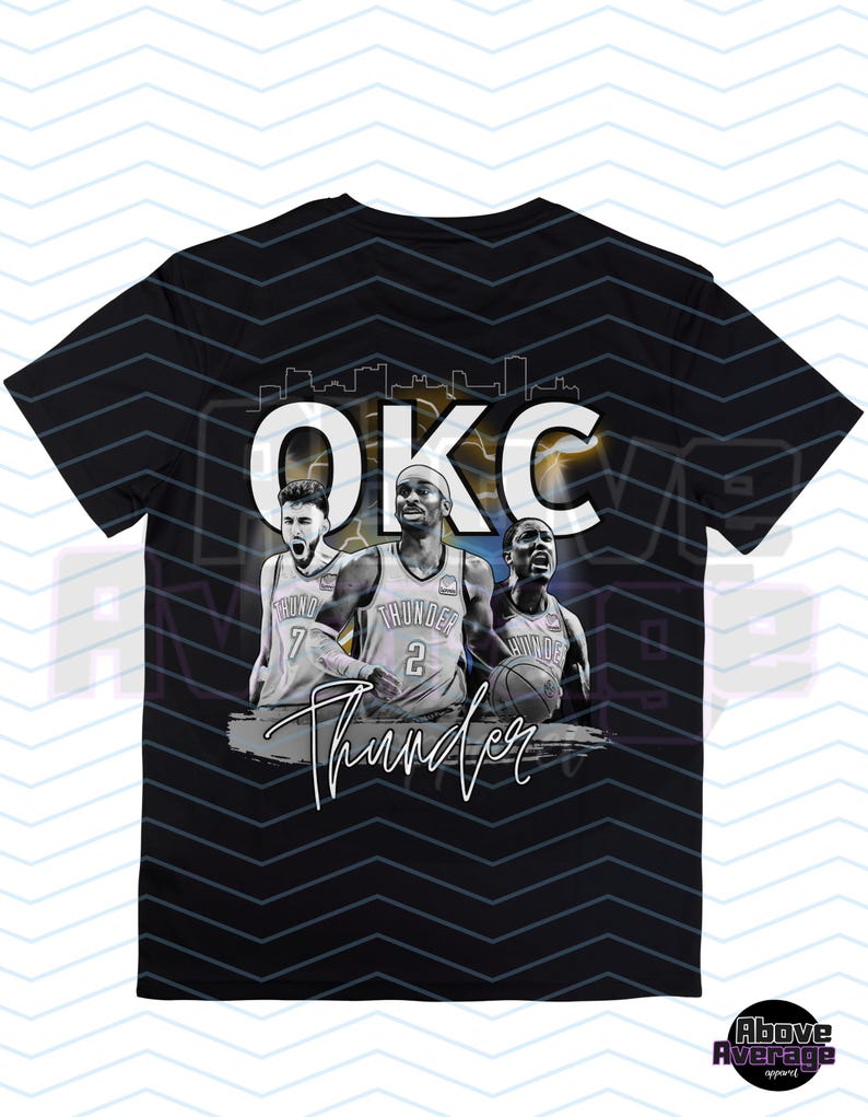 Oklahoma City Thunder OKC PNG File for Download for Tshirt Tumbler ...