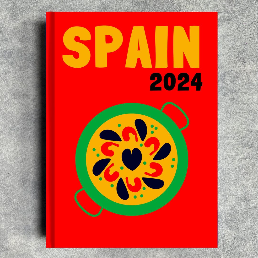 SPAIN - Editable Travel Photo Book Cover! Downloadable Template for ...