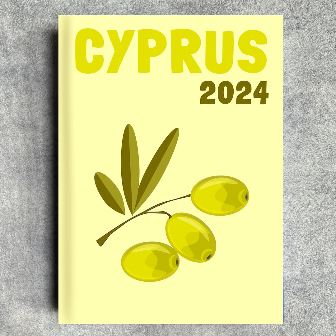 CYPRUS- Editable Travel Photo Book Cover! Downloadable Template for Canva - Edit Text, Colours ...
