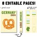 GERMANY- Editable Travel Photo Book Cover! Downloadable Template for ...
