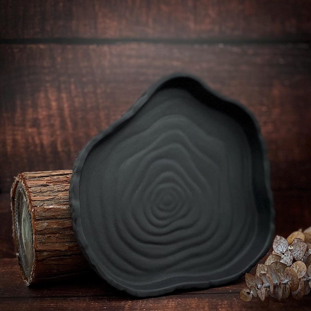 Tree Log, Tree Stump, Stump, Jewelry Plate, Jewelry Tray, Decorative ...