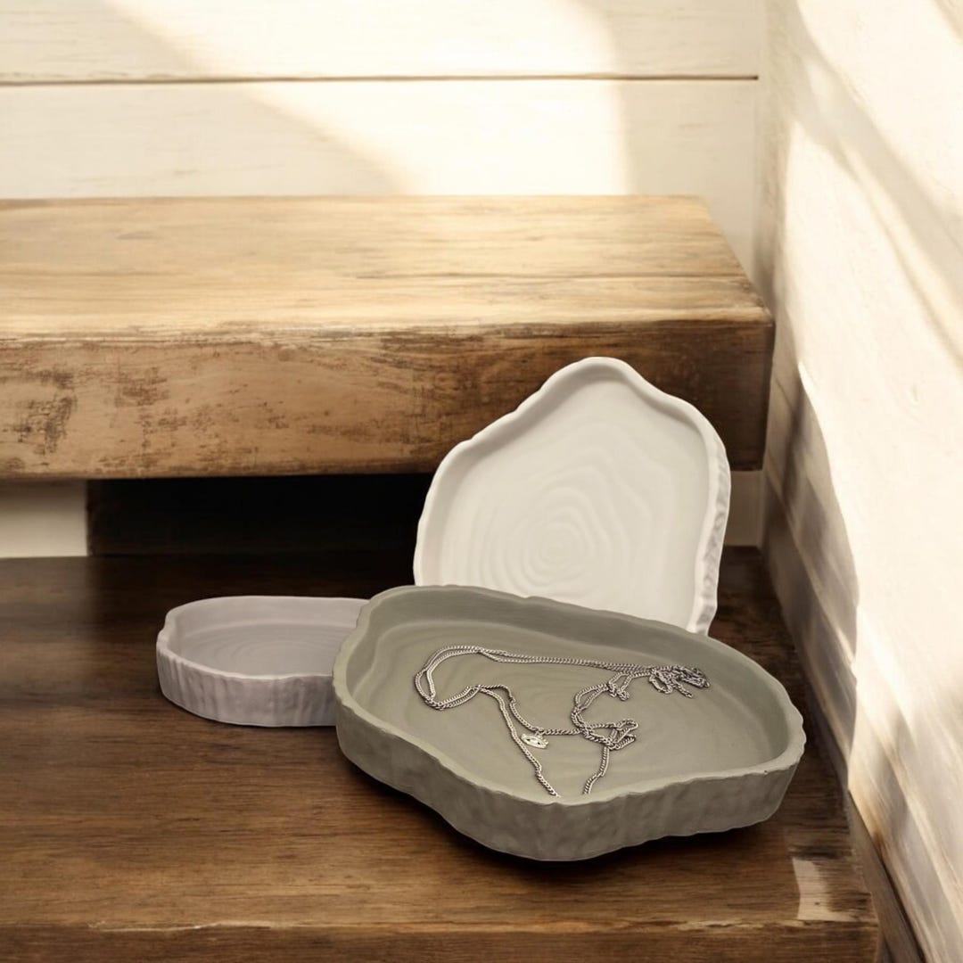 Tree Log, Tree Stump, Stump, Jewelry Plate, Jewelry Tray, Decorative ...