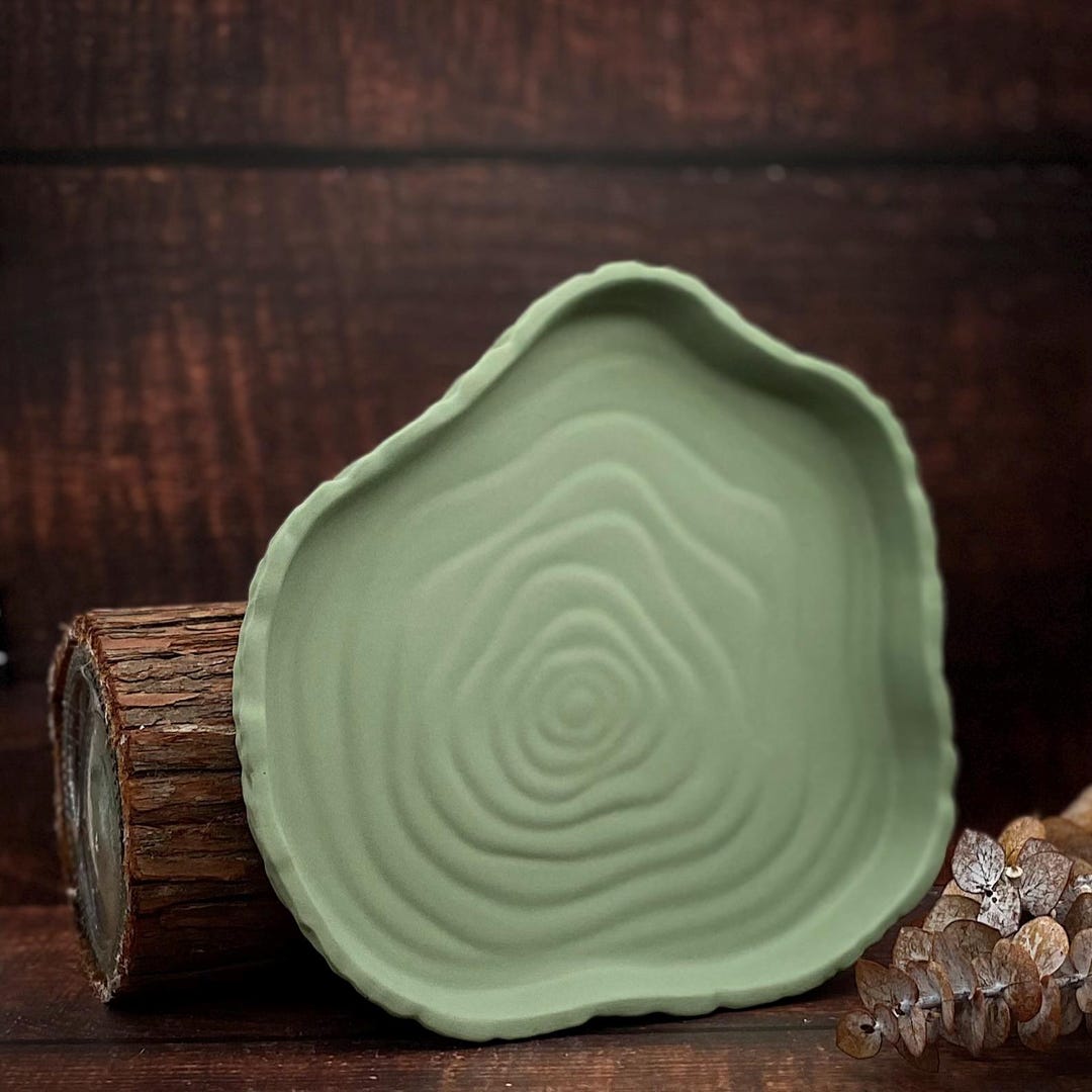 Tree Log, Tree Stump, Stump, Jewelry Plate, Jewelry Tray, Decorative ...