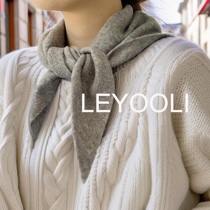Gray Knitted Scarf - Etsy