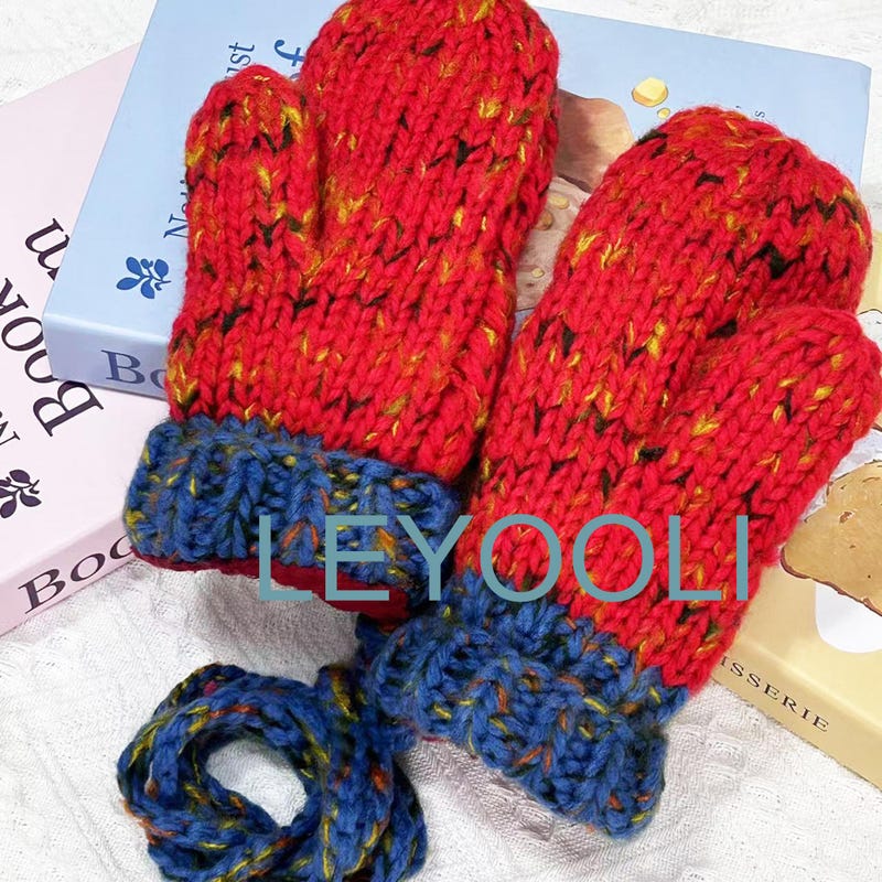 Knitted Gloves - Etsy