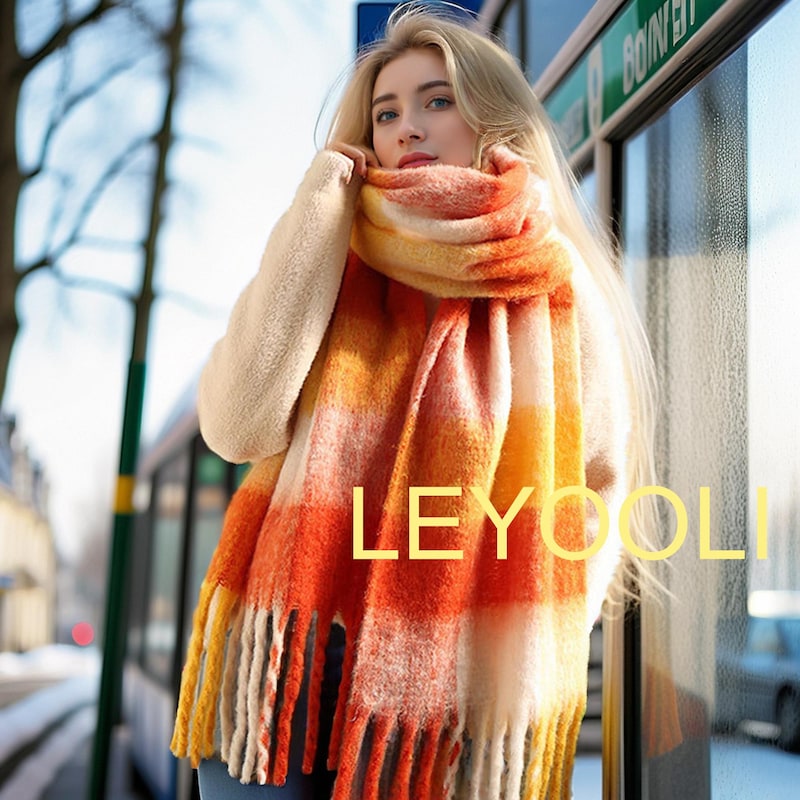 Bright Yellow Scarf - Etsy