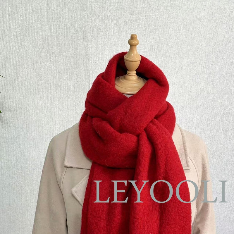 Red Scarf - Etsy UK