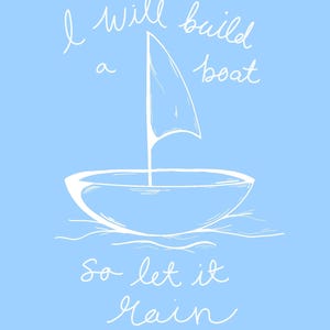 Build a Boat, Home Decor, Christian Art, Original, Prints, Digital Art ...