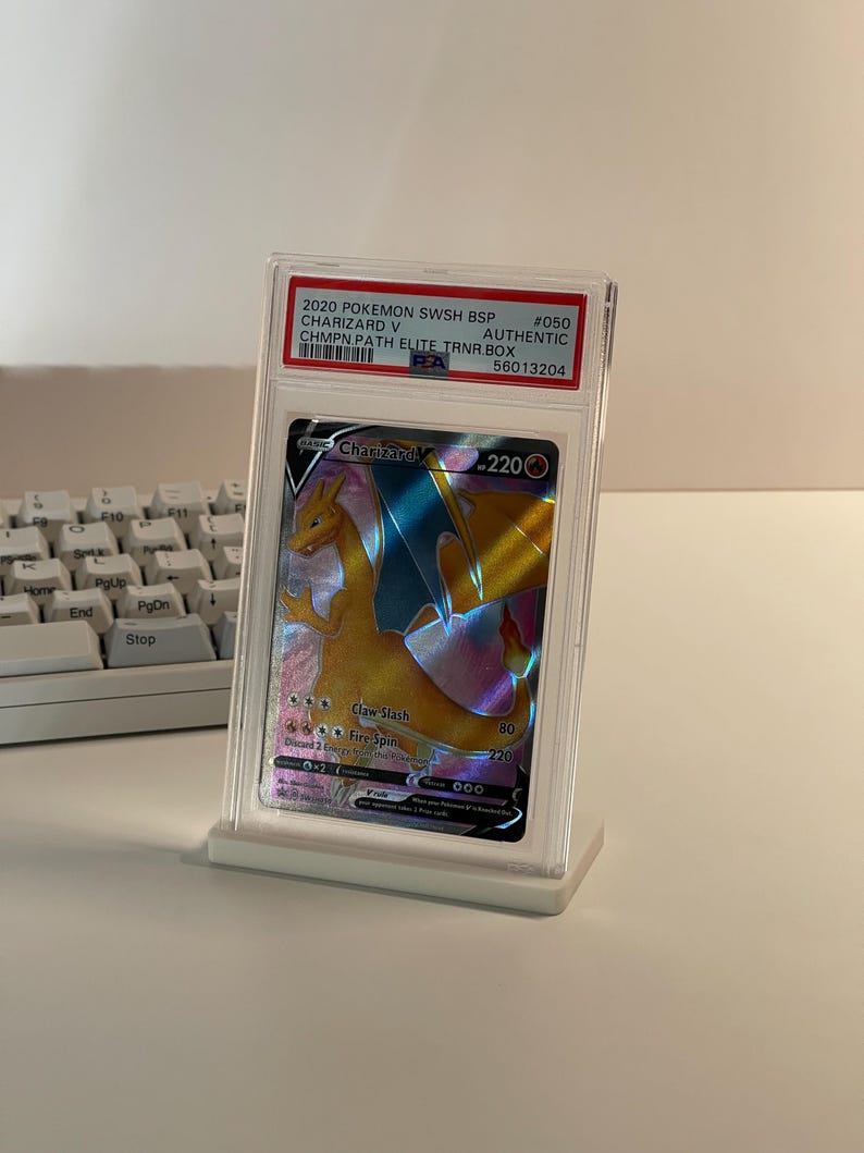 Pokemon TCG Graded Card Stand PSA Slab Case Collectible Card Display ...