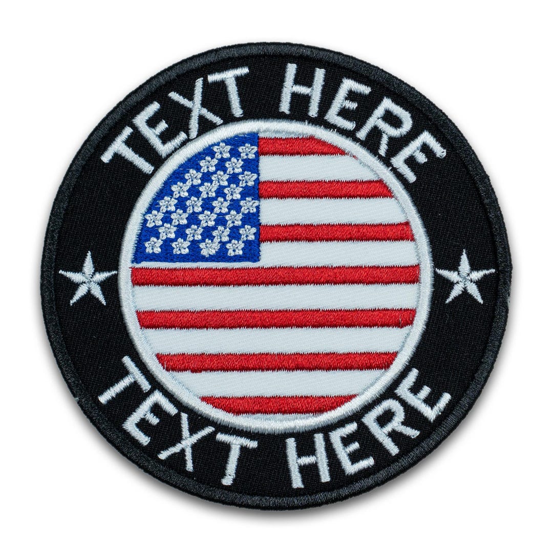 Custom US Military Name Patch, Custom Name US Flag Patch, Sew On/iron ...