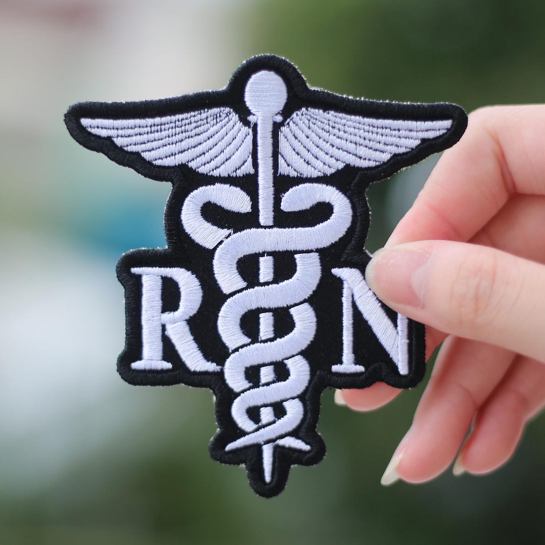 Embroidered Registered Nurse RN Patch, Nurse Appreciation Patch, Gift ...